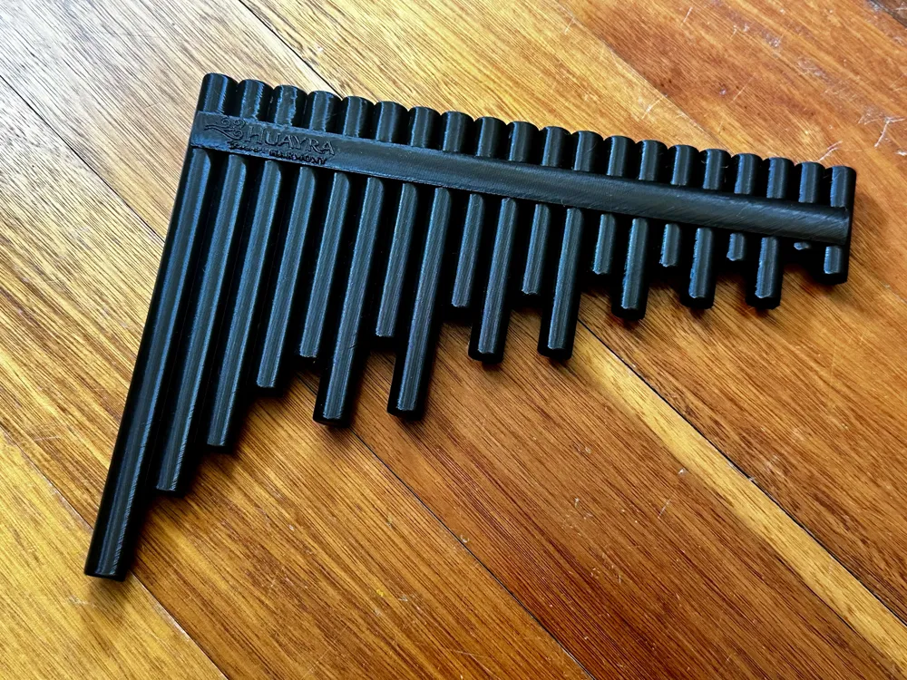 Ecuadorian Rondador pan flute in the key of Em - Free 3D Print Model ...