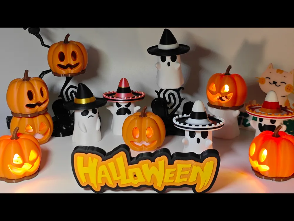 [ Halloween Carnival Night ] by 花田小猫 MakerWorld: Download Free 3D Models