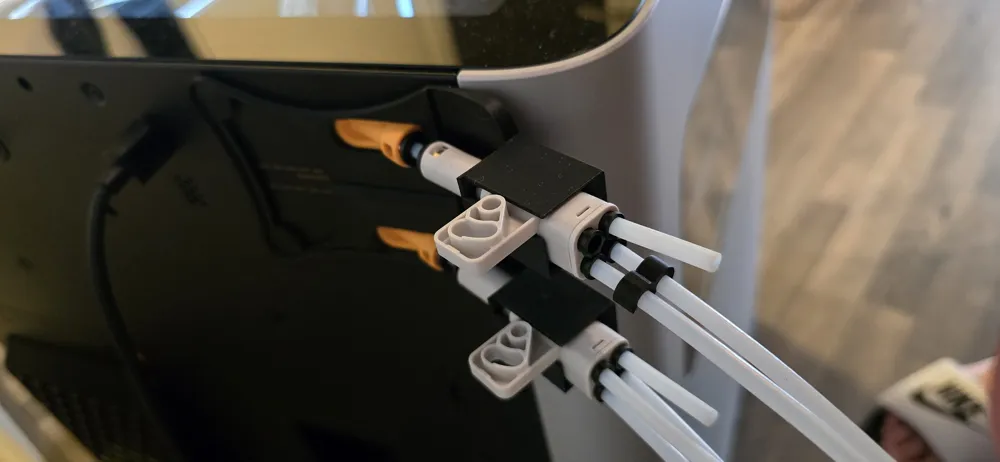 H2D/C Double PTFE 4-1 PTFE Adapter Holder - Free 3D Print Model ...