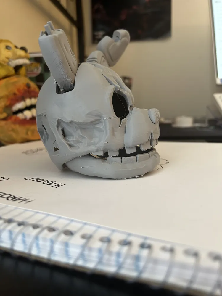 Springtrap Head - Free 3D Print Model - MakerWorld