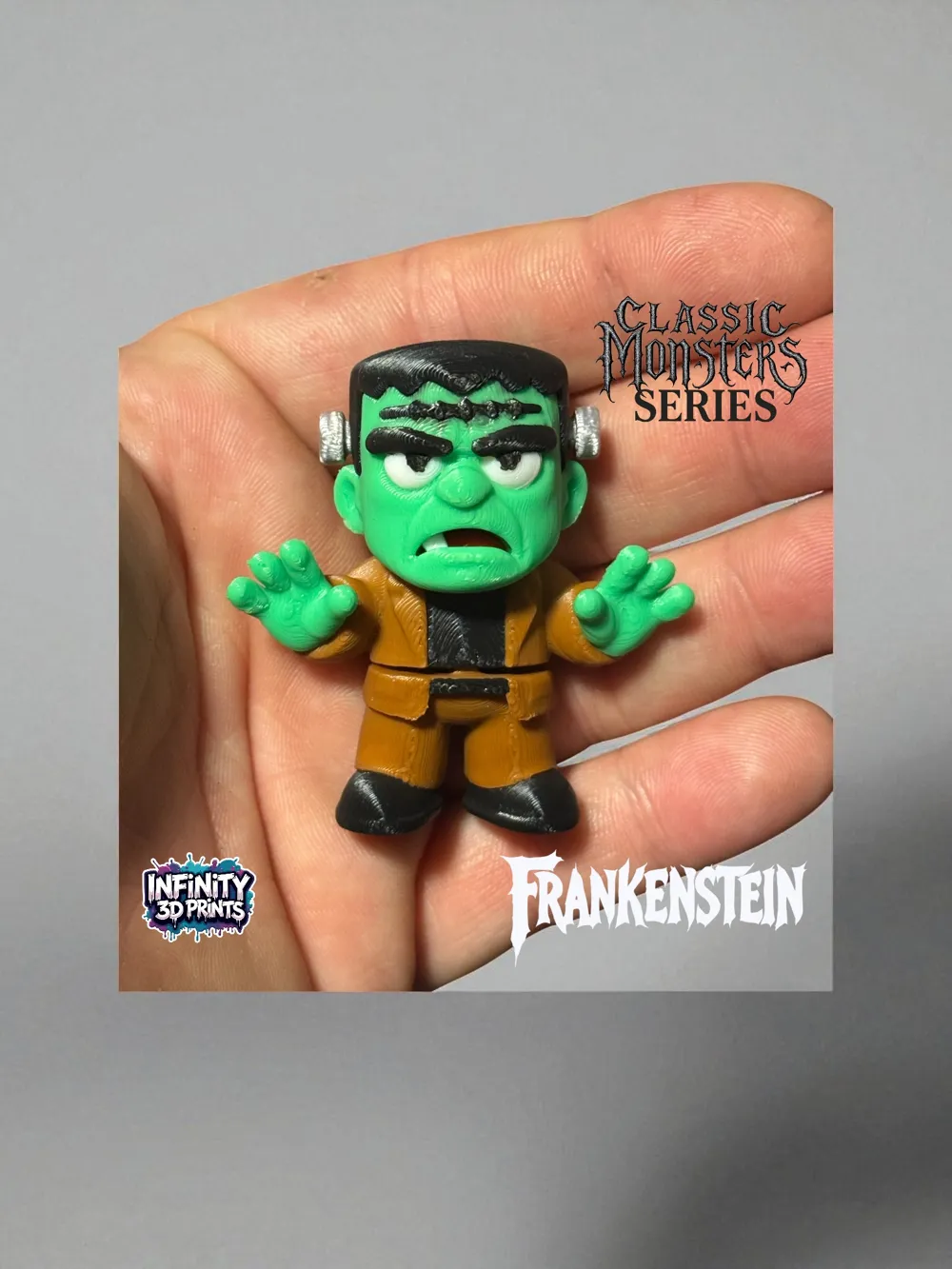 FRANKENSTEIN - MINI FLEXI - CLASSIC MONSTER SERIES by INFINITY 3D ...