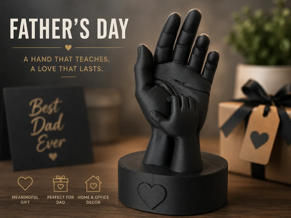 Father's Day Gift – Father and Child Figurine - Free 3D Print Model ...