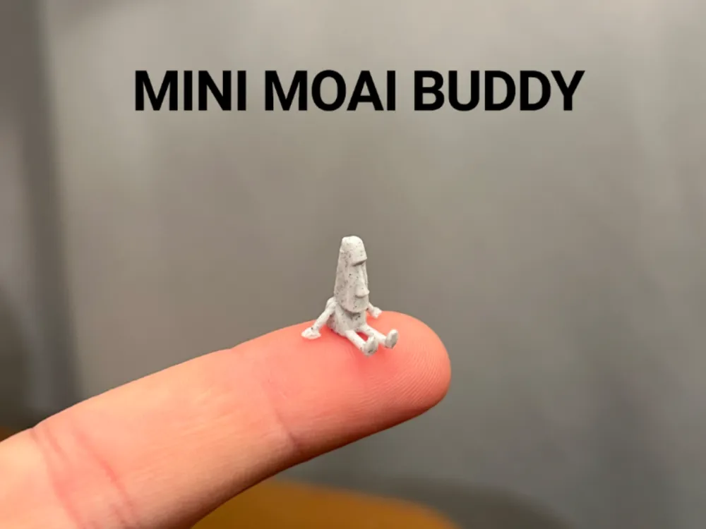 Mini Moai Buddy - Free 3D Print Model - MakerWorld