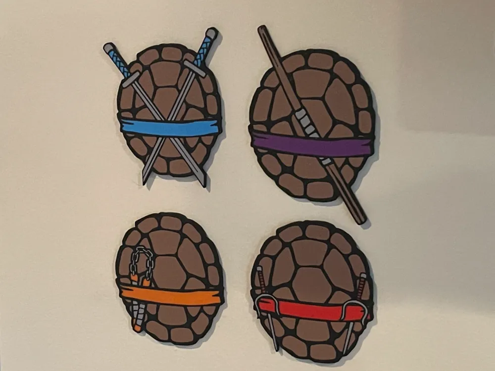 Ninja Turtle Wall Art / TMNT / Decor / Kids Room by 3D Prints This Week ...