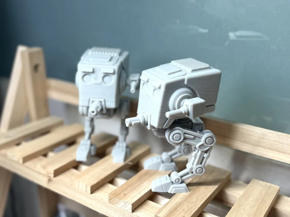 Cute AT-ST Walker - Free 3D Print Model - MakerWorld