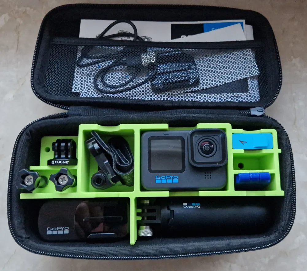 GoPro Hero 10 Transport Case Organizer by deejay - MakerWorld