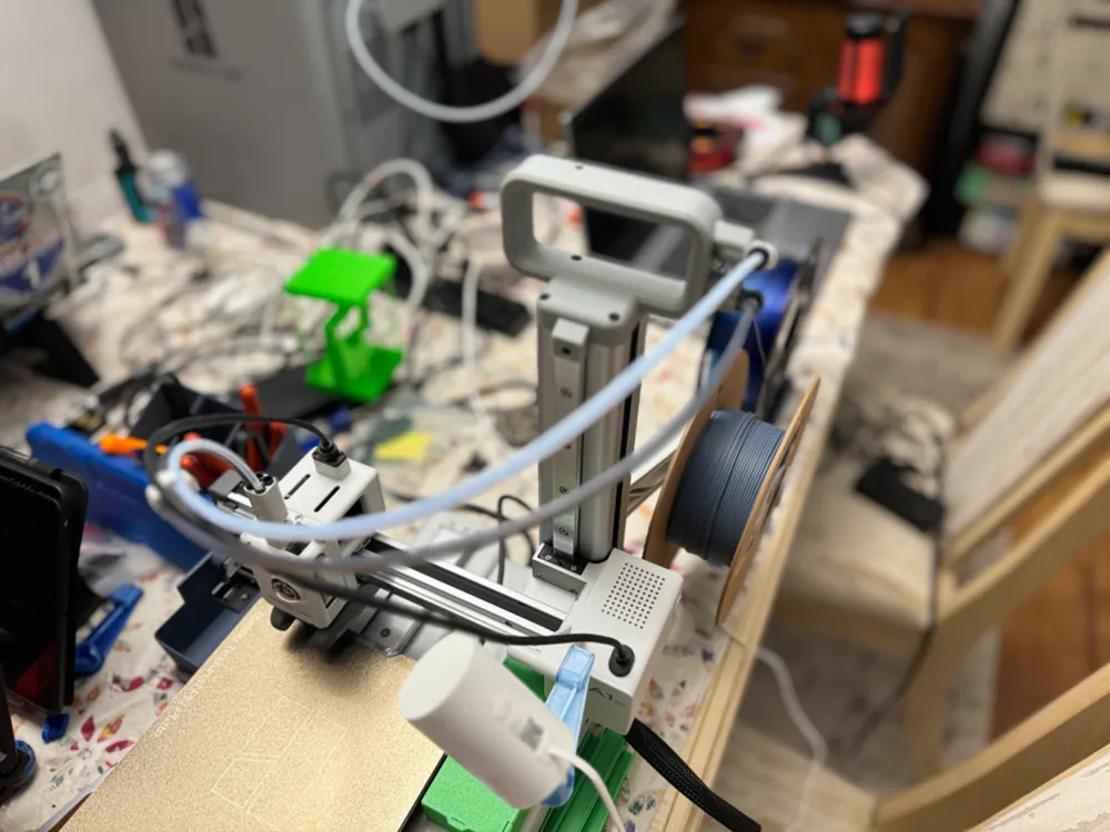 A1 Mini Handle with Two Filament Guides Remixed by Tyler MakerWorld ...