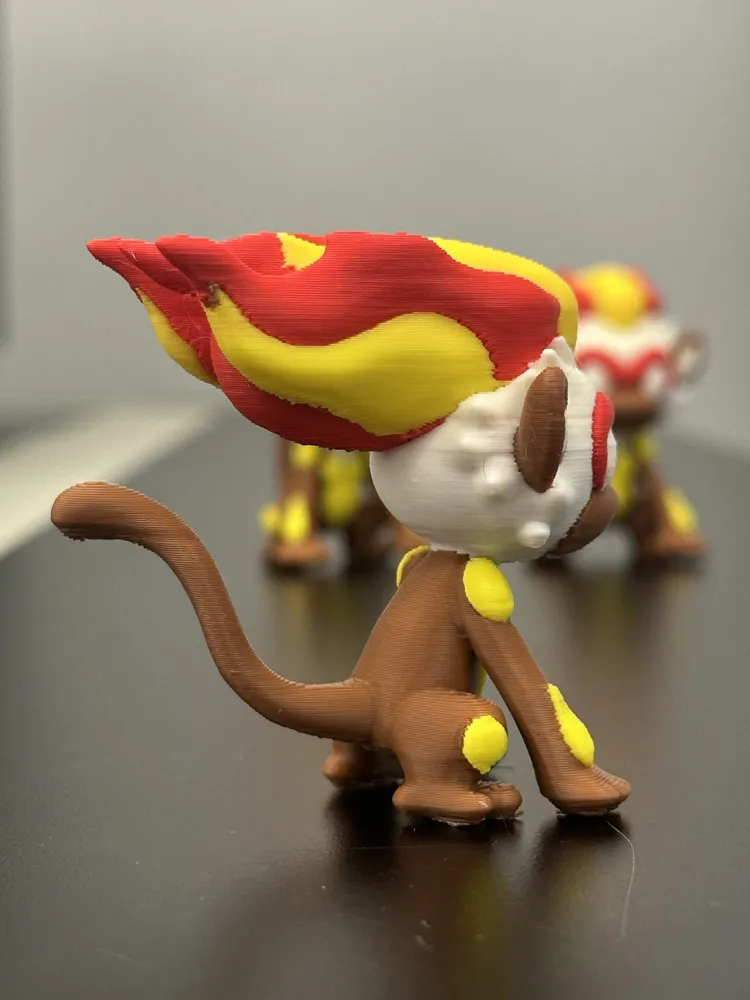 Mini Infernape: The Fiery Warrior in Pocket Size by Varun MakerWorld ...
