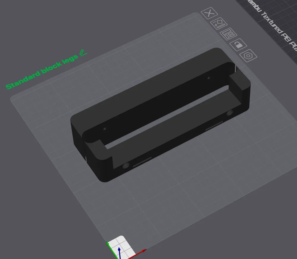 Lian Li A3-MATX leg risers - Free 3D Print Model - MakerWorld