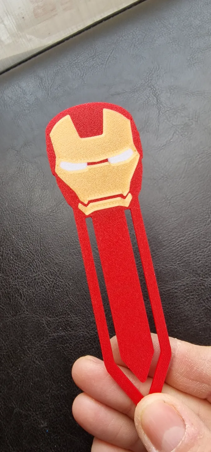 IRON MAN bookmark, IRON MAN bookmark, IRONMAN by darvil66 - MakerWorld