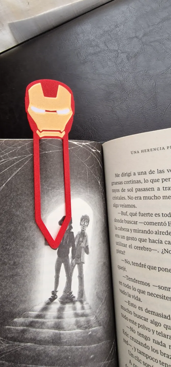 IRON MAN bookmark, IRON MAN bookmark, IRONMAN by darvil66 - MakerWorld