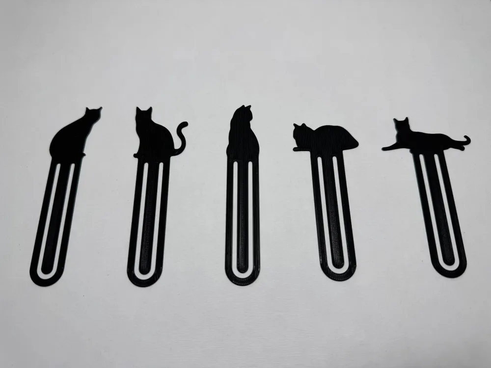 Cute Cat Bookmarks by NilsoHD MakerWorld: Download Free 3D Models