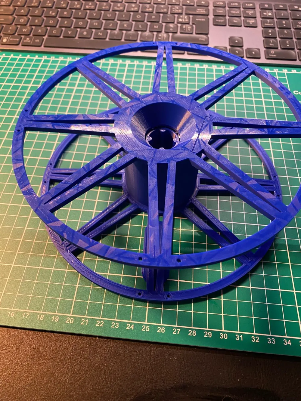 Spool remix for Sergiu's filament rewinder - Free 3D Print Model ...