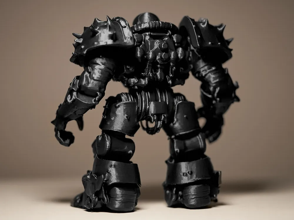 Armored Mech Robot Figurine by 29FLO MakerWorld: Download Free 3D Models