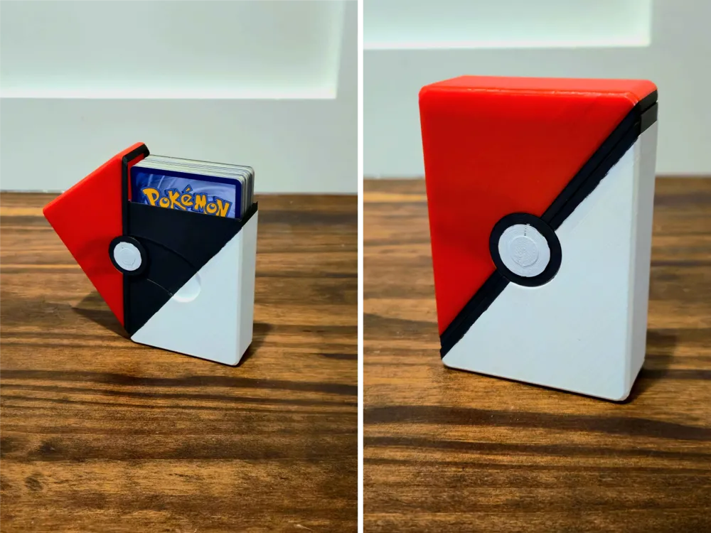 Pop-Up Pokemon TCG Card Box - Free 3D Print Model - MakerWorld
