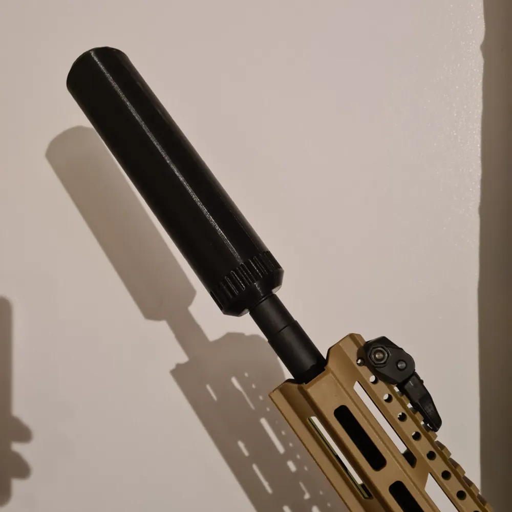 Suppressor with baffles - Airsoft use only by OpenShot - MakerWorld