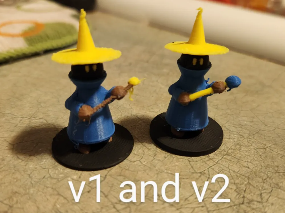 Final Fantasy Black Mage by MiniEquine MakerWorld: Download Free 3D Models