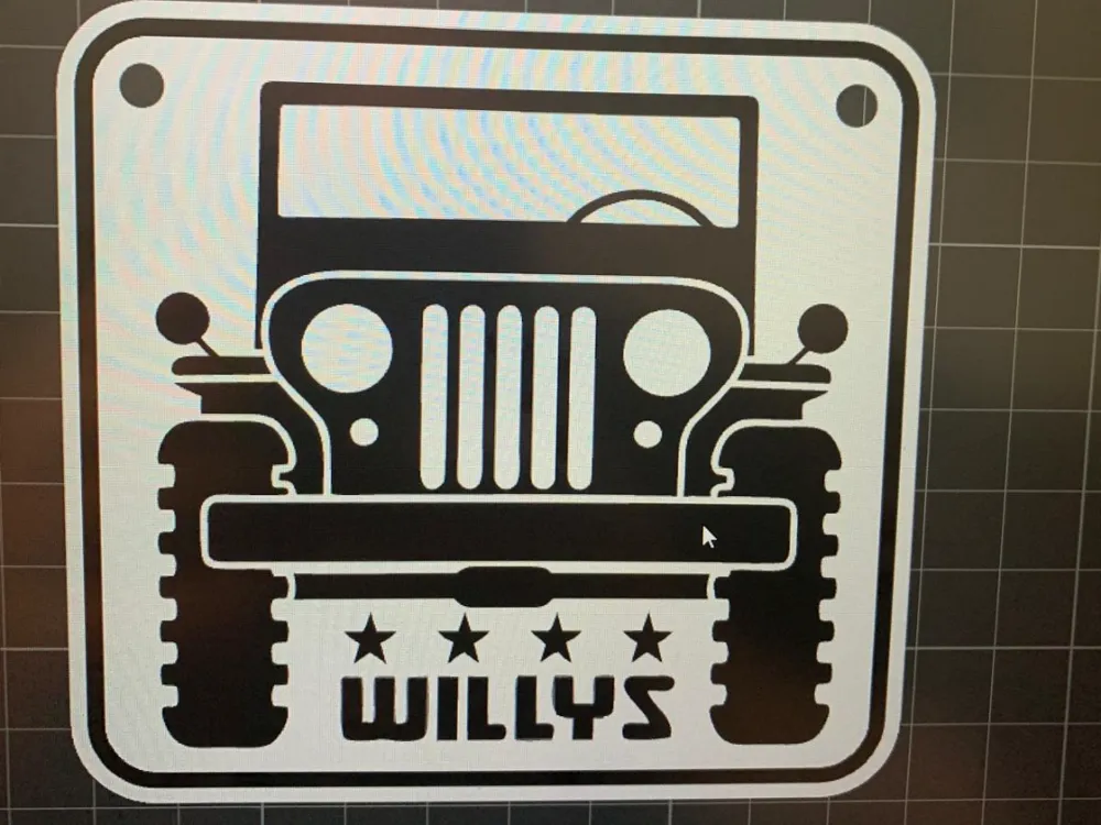willys jeep sign by Barryval MakerWorld: Download Free 3D Models