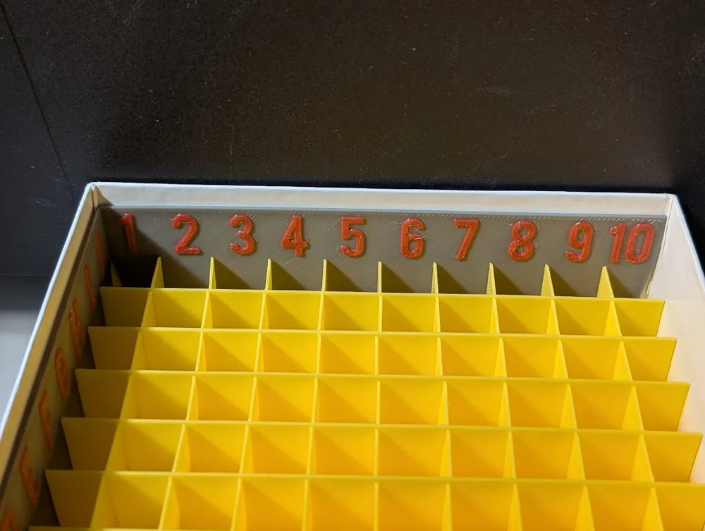 Eppendorf Sample Box Index Inserts (9x9 & 10x10) by G__W__ MakerWorld ...
