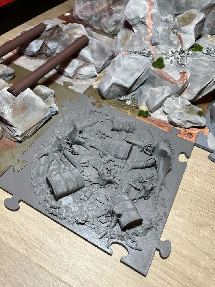 RC Crawler Park - Swamp with treeroots and barrels - Free 3D Print ...