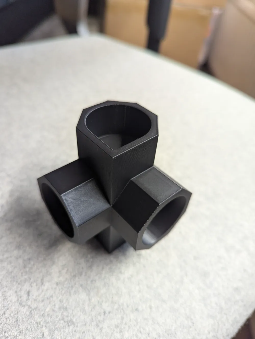 Modular Filament Rack (32mm OD PVC) - Free 3D Print Model - MakerWorld