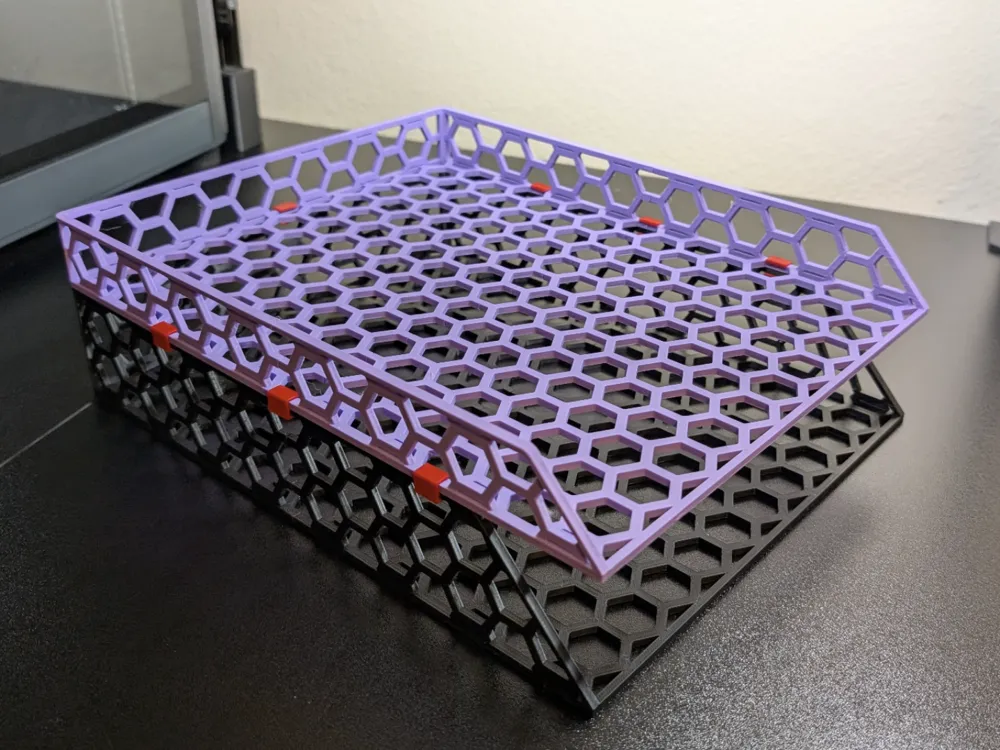 Stackable Paper Holder V2 Designed-In Supports - Free 3D Print Model ...