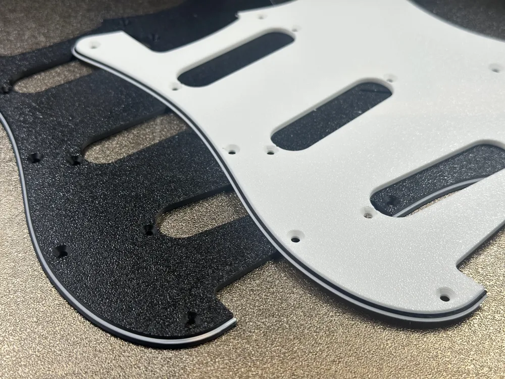 Dual Color Stratocaster Pickguard - Free 3D Print Model - MakerWorld