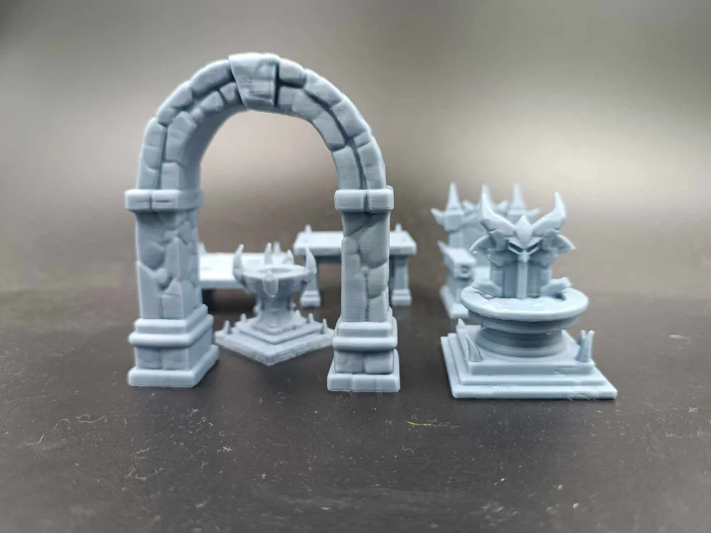 Miniature Terrain Set - Dungeons accessories RPG by ...