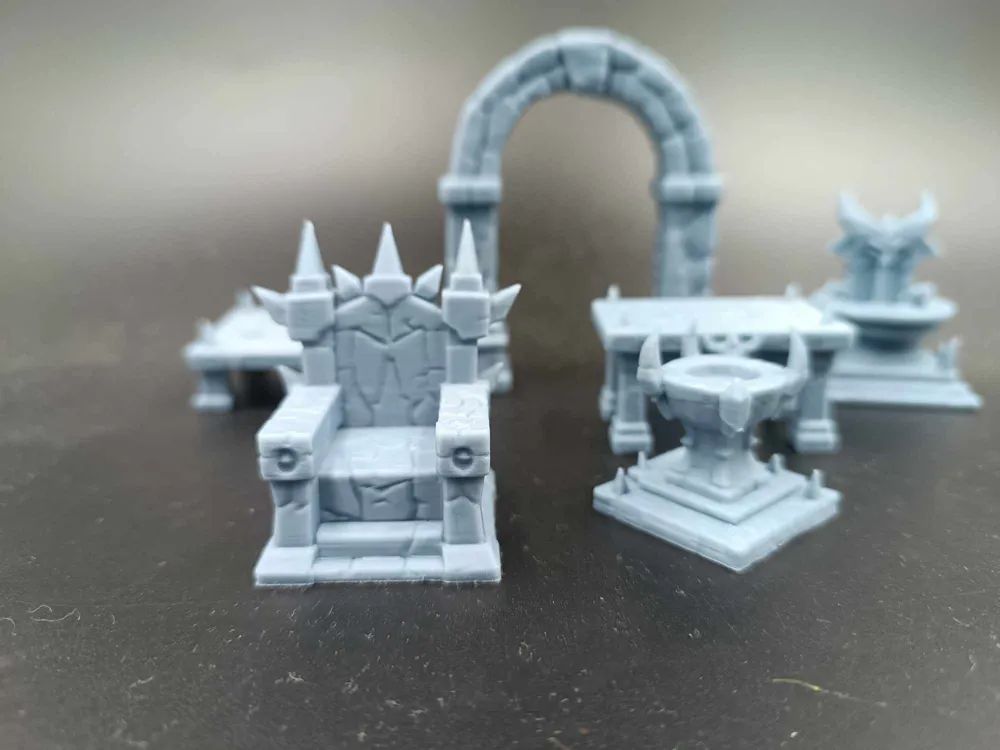 Miniature Terrain Set - Dungeons accessories RPG by ...
