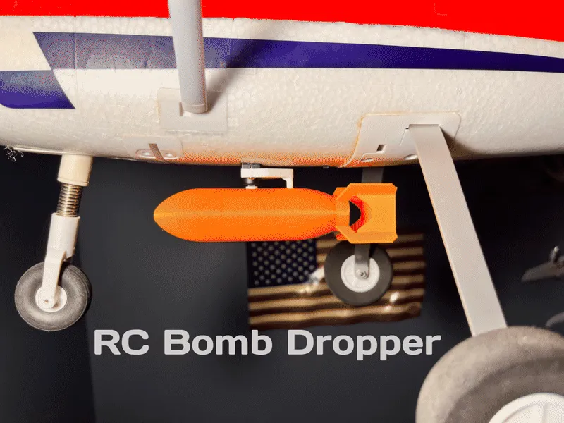 RC bomb dropper - Free 3D Print Model - MakerWorld