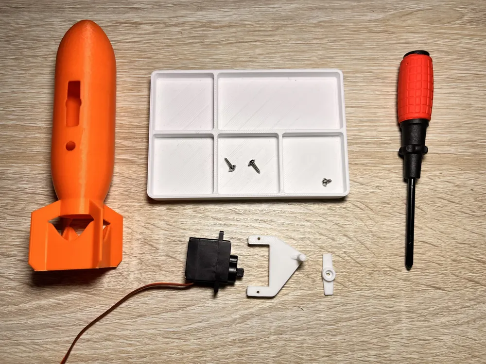 RC bomb dropper - Free 3D Print Model - MakerWorld