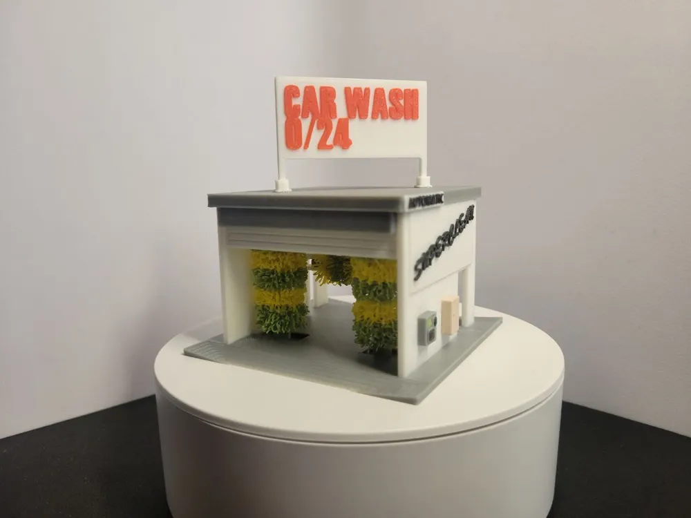 H0 & 1:64 Car Wash - Free 3D Print Model - MakerWorld