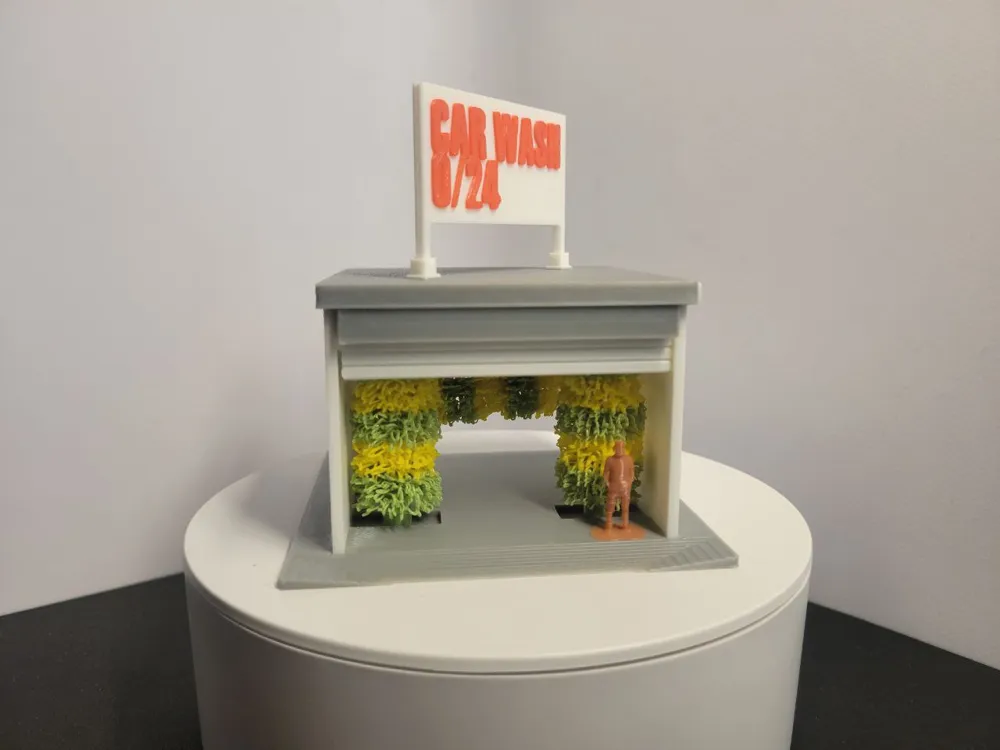 H0 & 1:64 Car Wash - Free 3D Print Model - MakerWorld