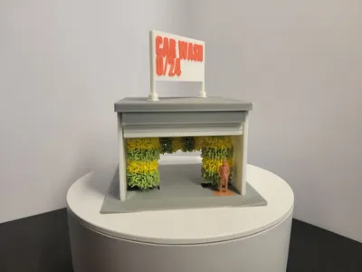 H0 & 1:64 Car Wash - Free 3D Print Model - MakerWorld