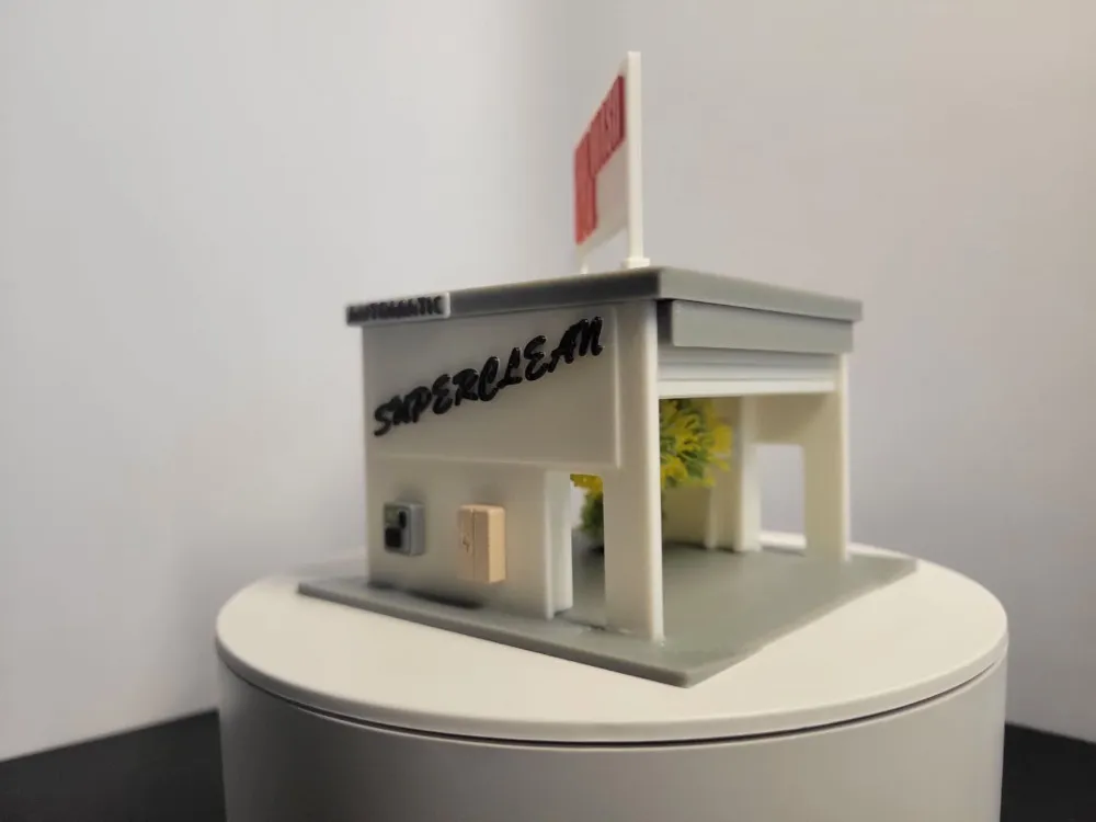 H0 & 1:64 Car Wash - Free 3D Print Model - MakerWorld