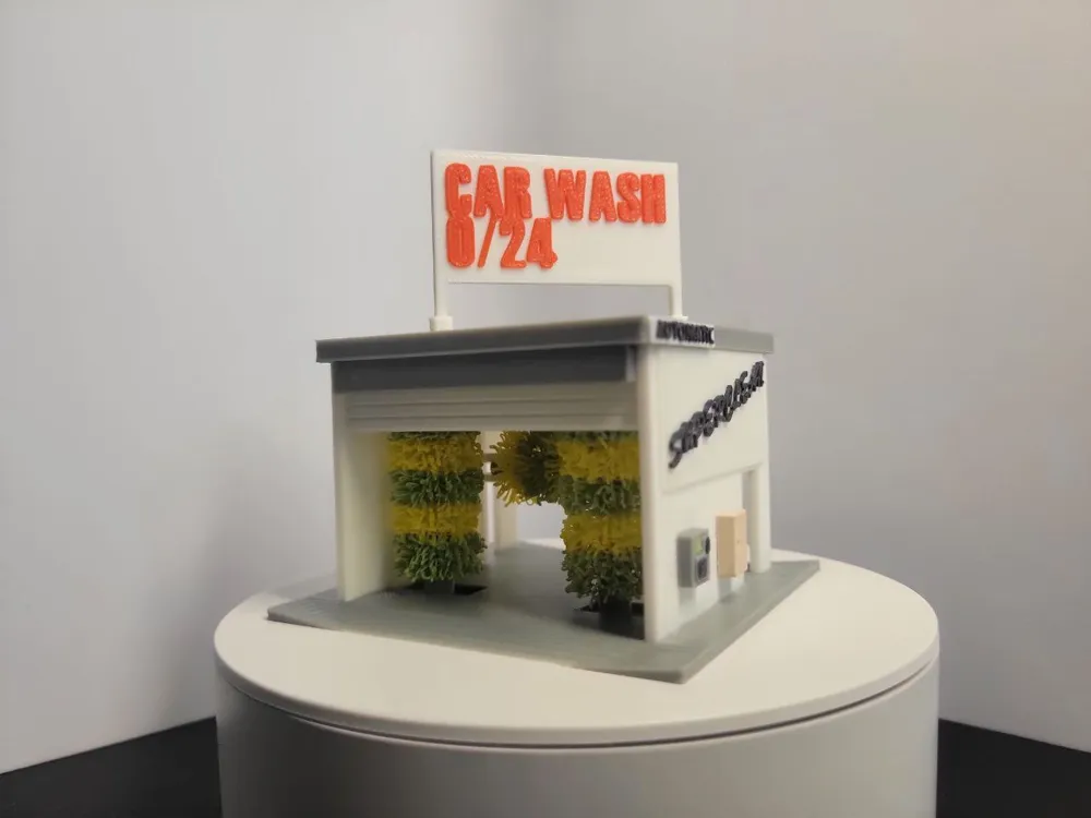 H0 & 1:64 Car Wash - Free 3D Print Model - MakerWorld