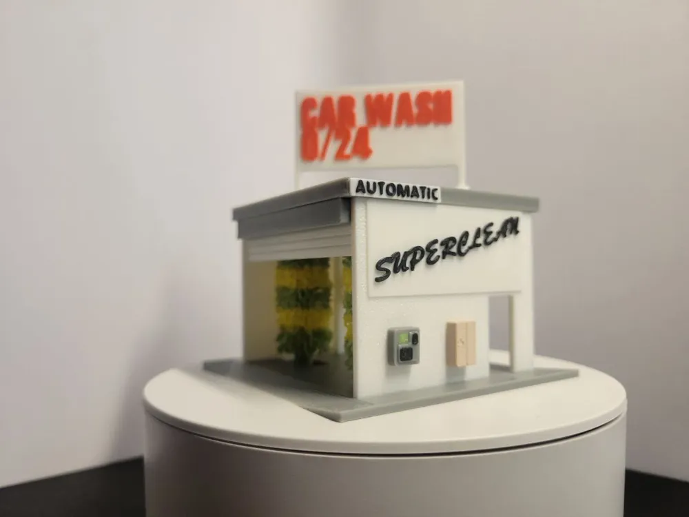 H0 & 1:64 Car Wash - Free 3D Print Model - MakerWorld