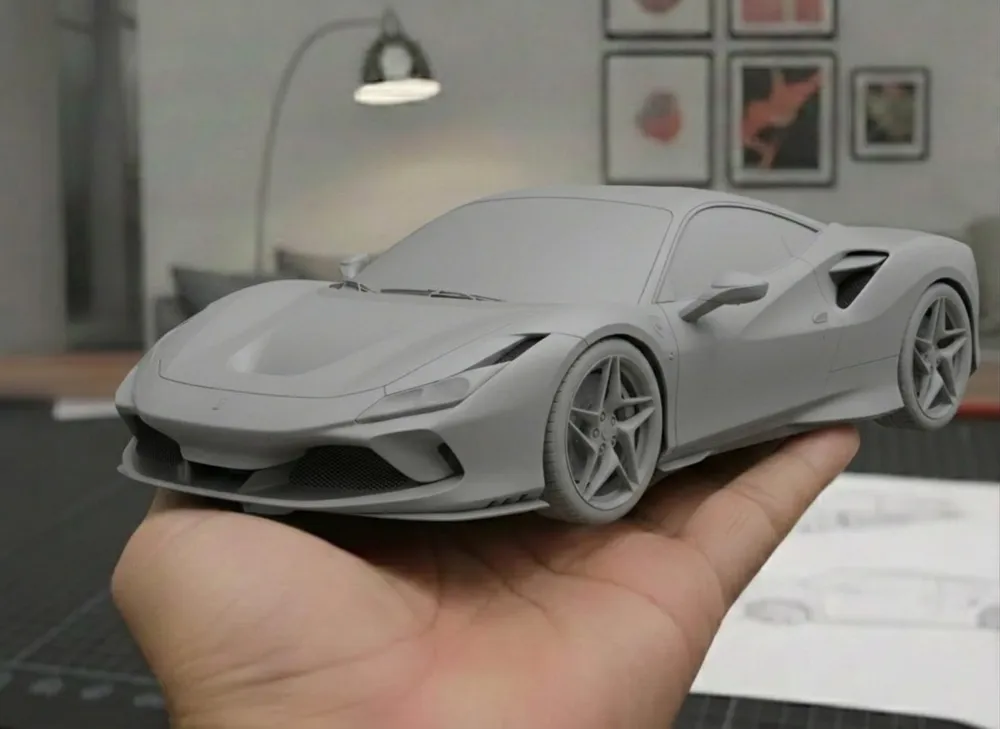 Ferrari F8 Tributo Model - Free 3D Print Model - MakerWorld