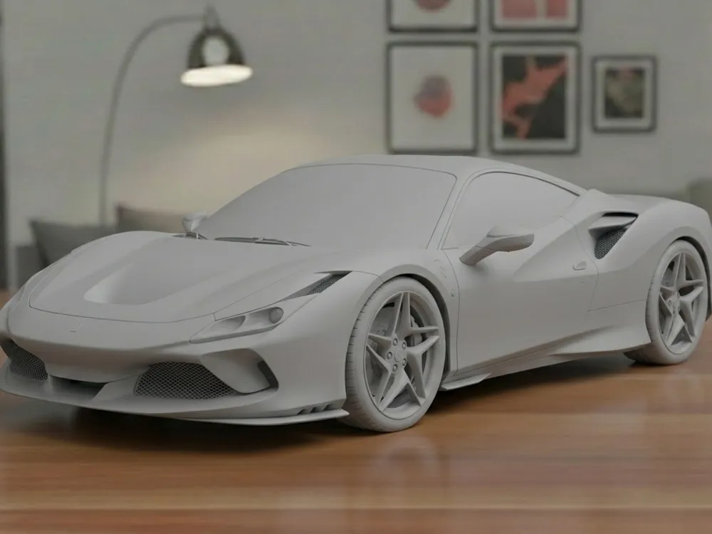 Ferrari F8 Tributo Model - Free 3D Print Model - MakerWorld
