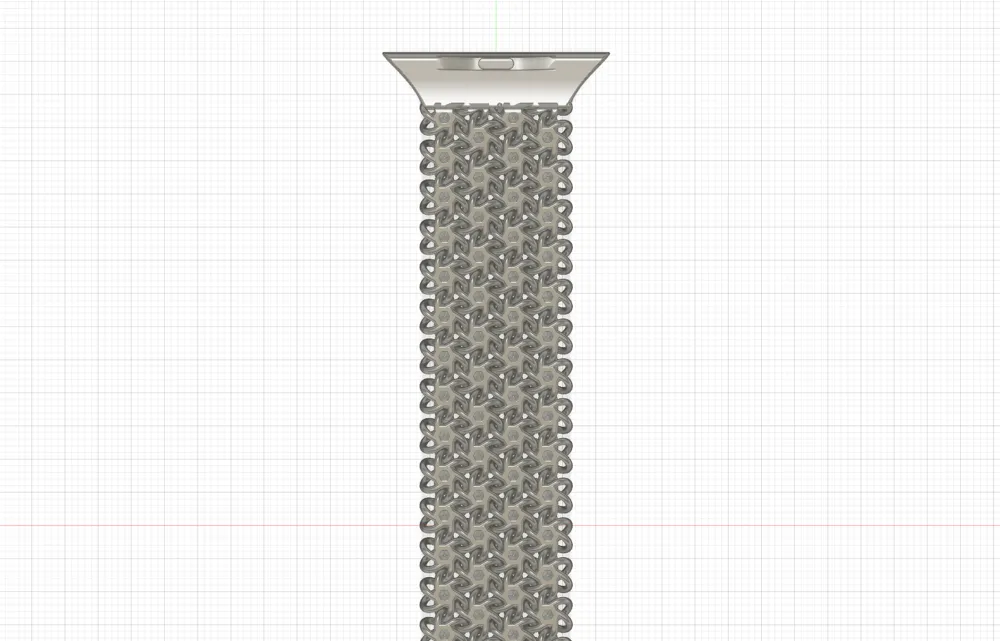 Apple Watch Band - NASA Fabric Chainmail - Free 3D Print Model - MakerWorld