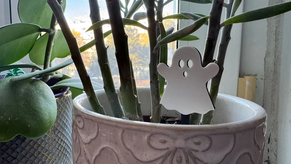 Halloween plant - Mini Ghost by Bodzio3838 MakerWorld: Download Free 3D ...