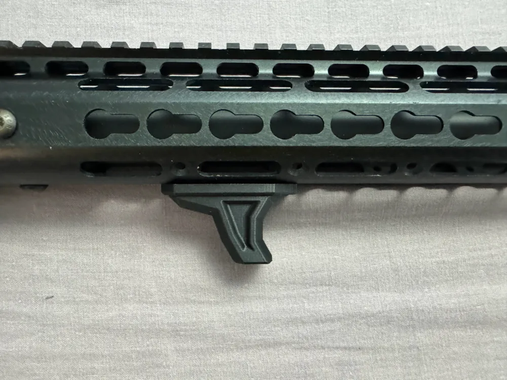 M4/AR-15 KeyMod Hand stop/ foregrip 3 - Free 3D Print Model - MakerWorld
