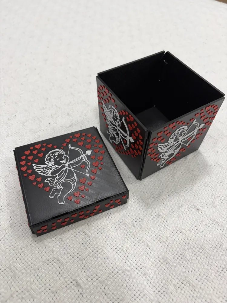 Valentine Origami Gift Box - Free 3D Print Model - MakerWorld