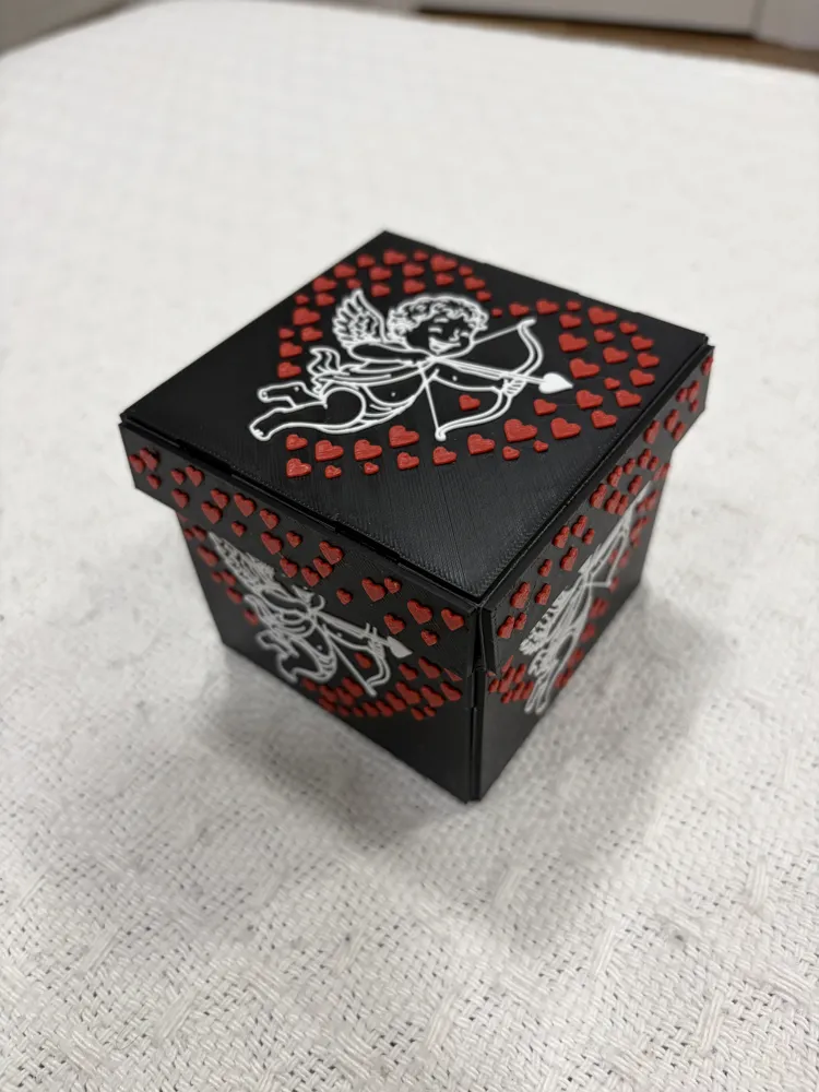 Valentine Origami Gift Box - Free 3D Print Model - MakerWorld
