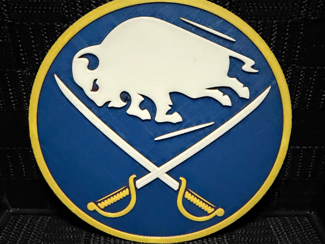 Buffalo Sabres Logo - Hueforge - Free 3D Print Model - MakerWorld