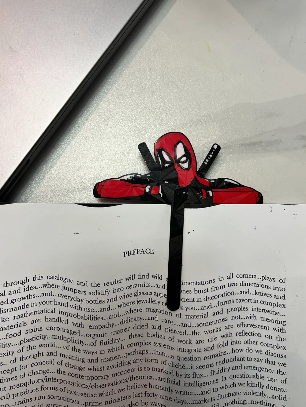 Deadpool bookmark by sccccccccd MakerWorld: Download Free 3D Models