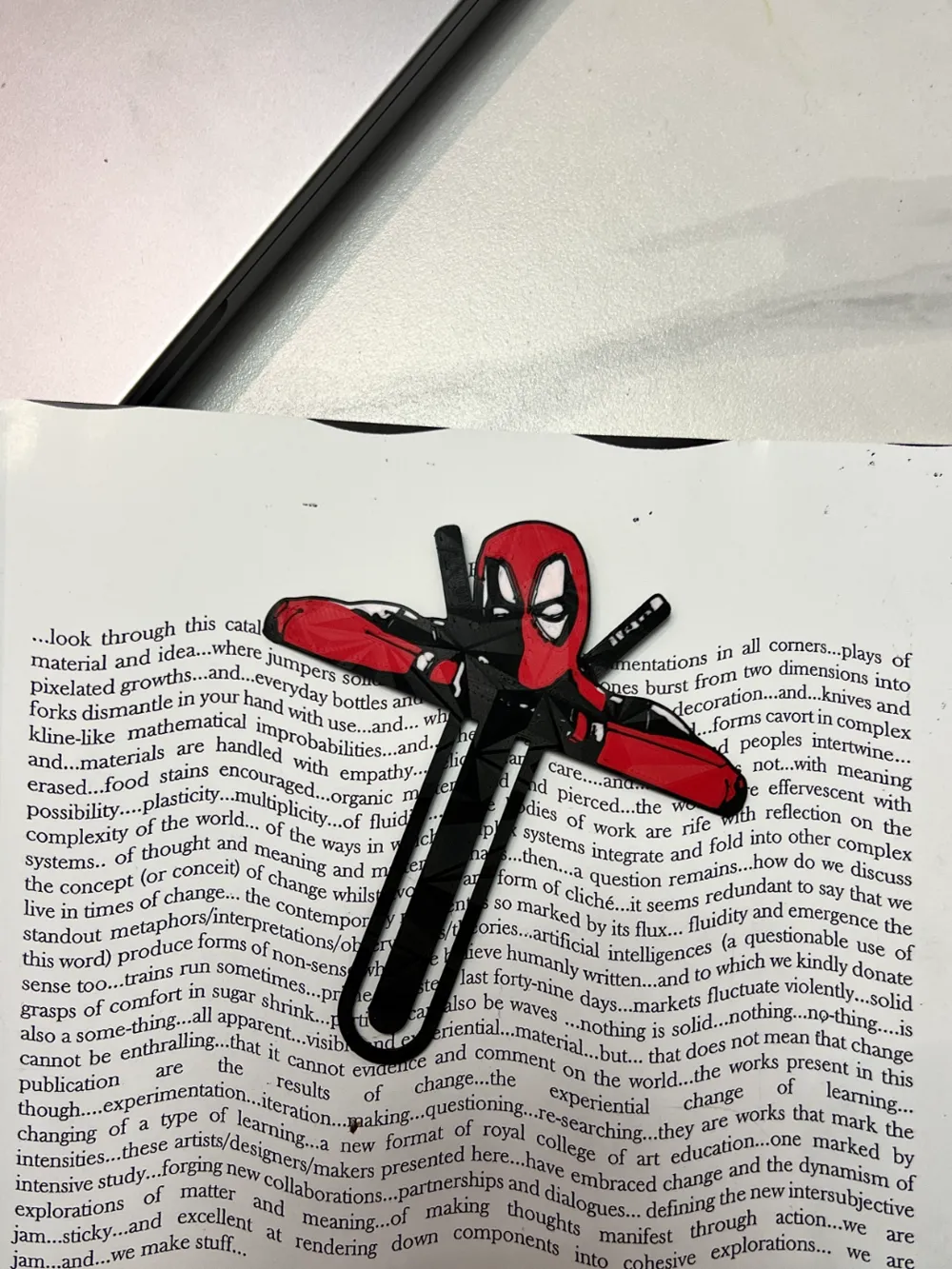 Deadpool bookmark by sccccccccd MakerWorld: Download Free 3D Models