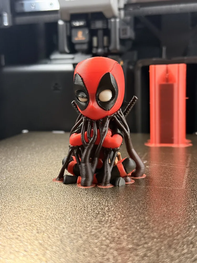 Deadpool Chibi - Modelo de impresión 3D gratuito - MakerWorld