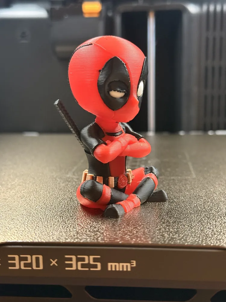 Deadpool Chibi - Modelo de impresión 3D gratuito - MakerWorld