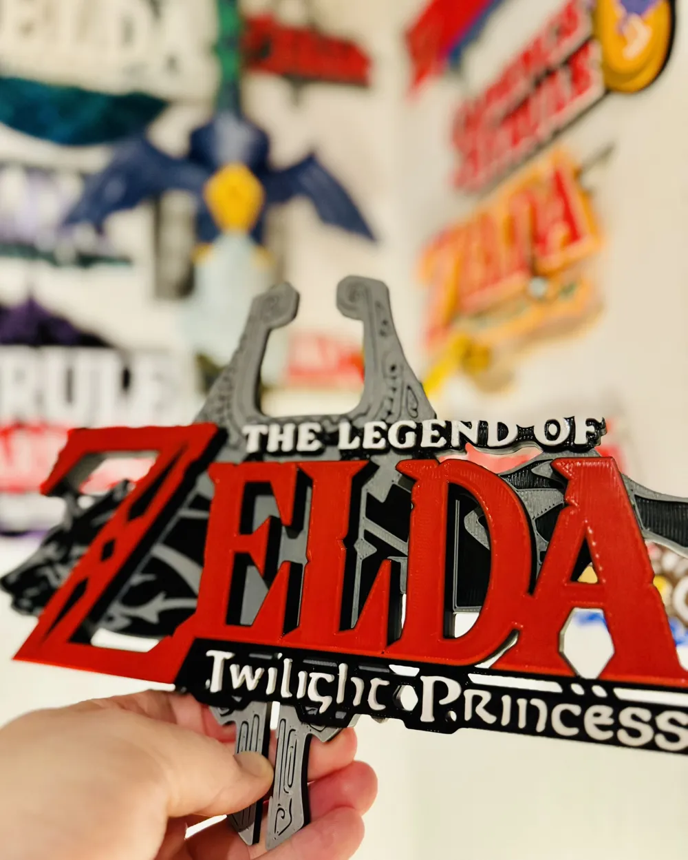 Zelda Twilight Princess Logo Display Stand by GoronenDruck MakerWorld ...